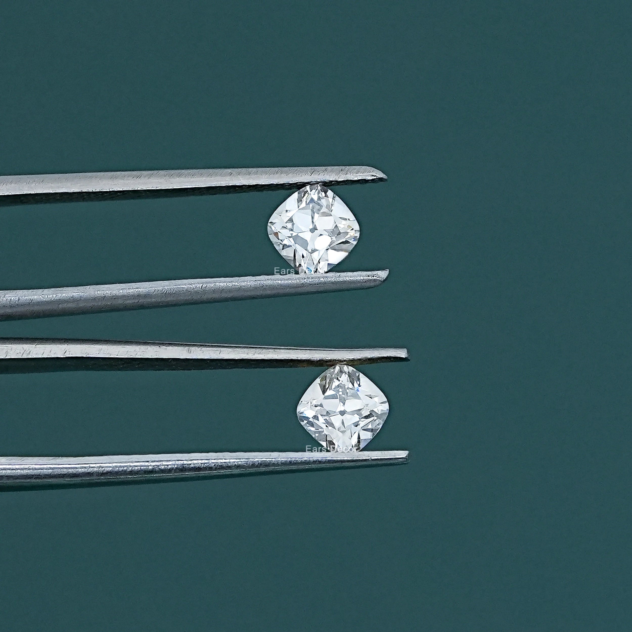 Old Mine Cushion Loose Lab Diamond Pair – EARS DECOR